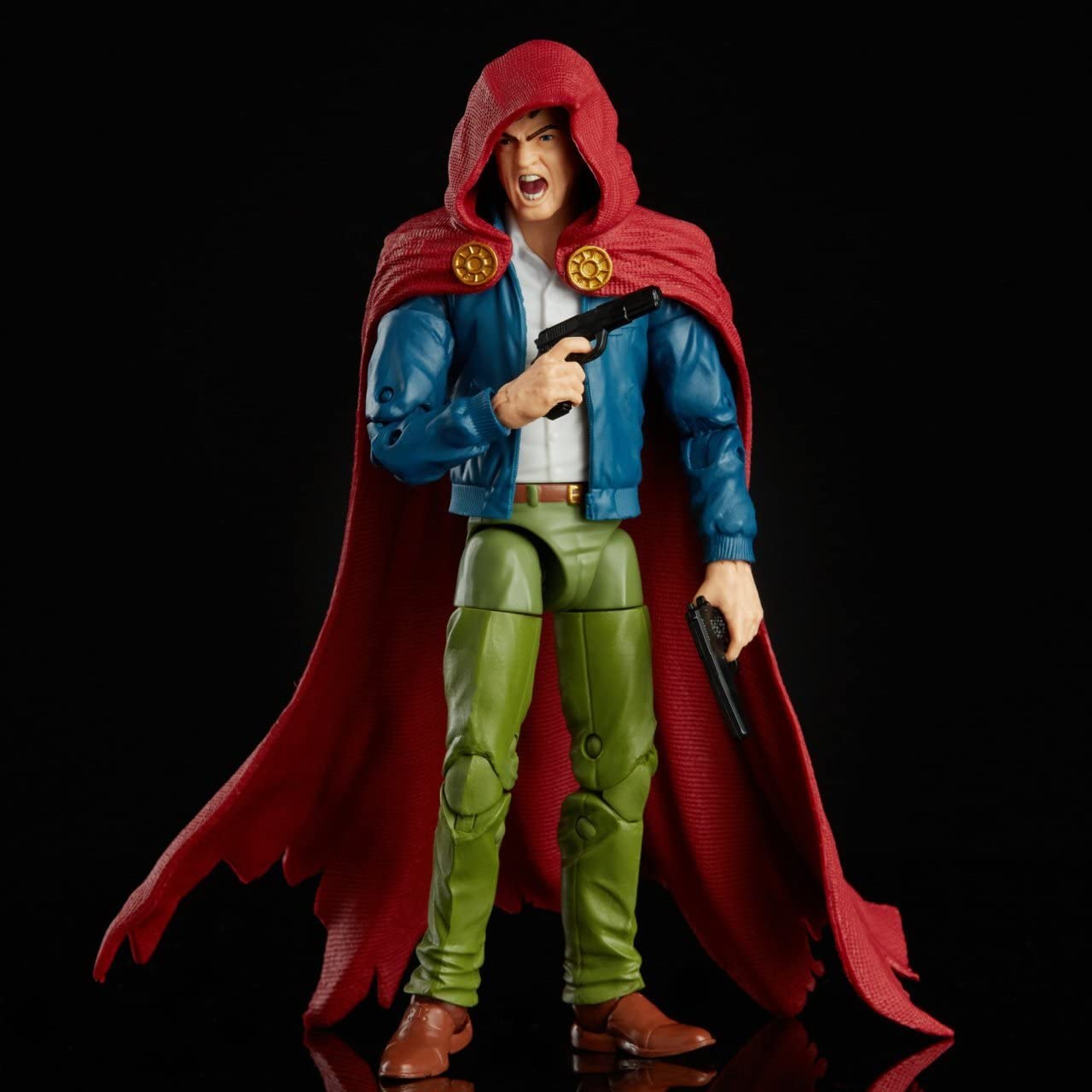 Marvel Hasbro Legends Series 6-inch Collectible Action The Hood Figure, Includes 4 Accessories and 1 Build-A-Figure Part