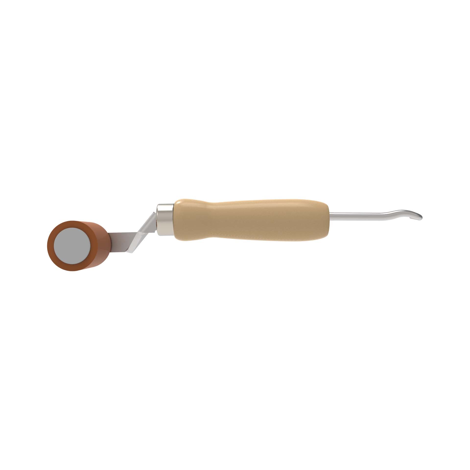 Everhard Roll-N-Chek® Seam Roller with Probe Wood Handle MR05018