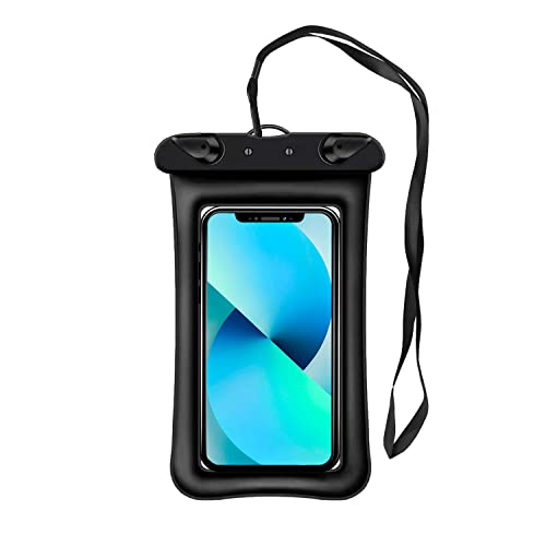 Joyexer Waterproof Phone Pouch,IPX8 Universal Waterproof Case,Cellphone Dry Bag Compatible for iPhone 13 12 11 Pro Max XS Max XR X 8 7 Samsung Galaxy S20/ and More up to 7",Black