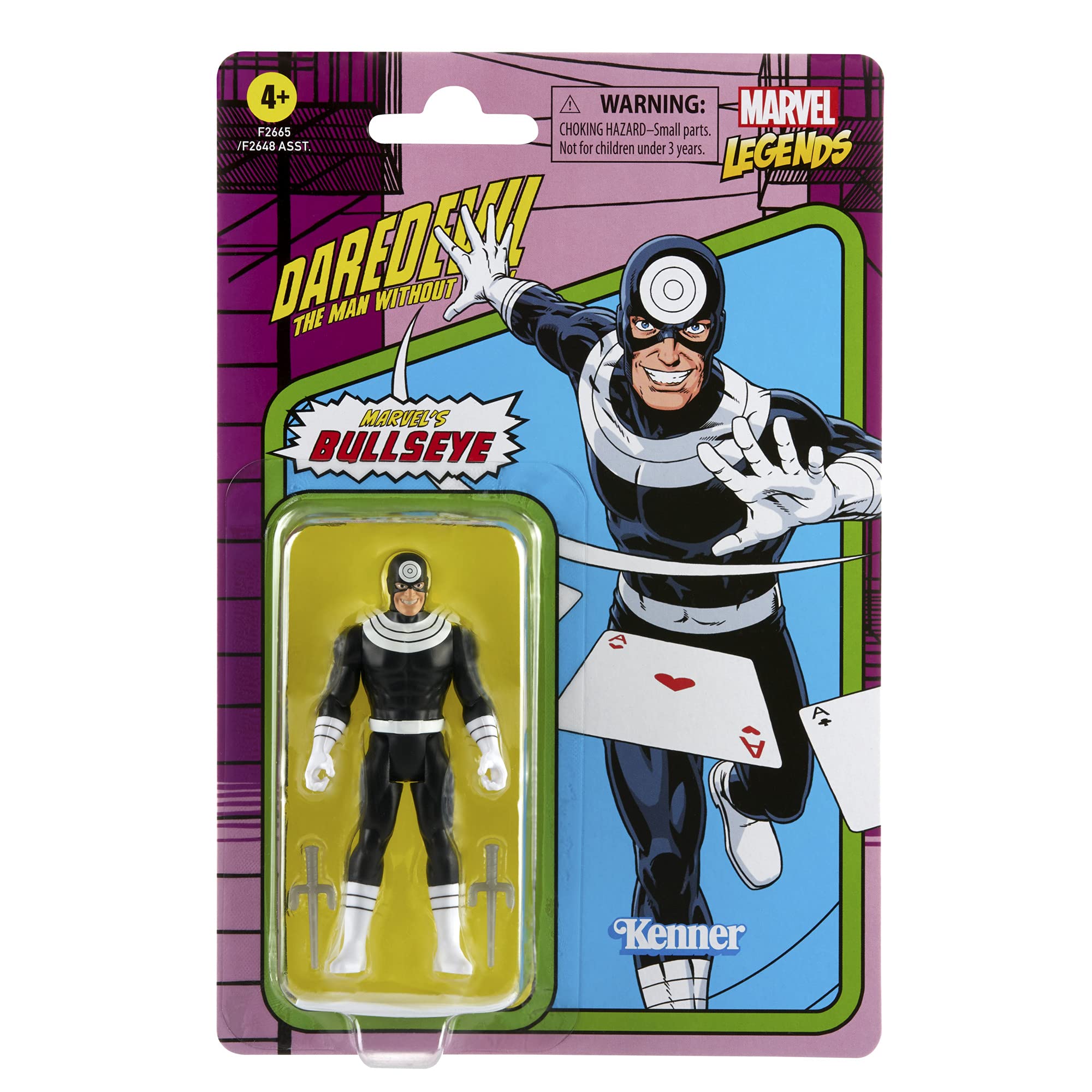 Marvel Hasbro Legends 3.75-inch Retro 375 Collection Bullseye Action Figure Toy