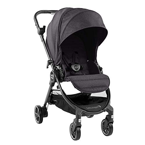 Baby Jogger City Tour LUX Stroller | Compact Travel Stroller | Lightweight Baby Stroller with Backpack-Style Carry Bag, Perfect for Travel, Granite