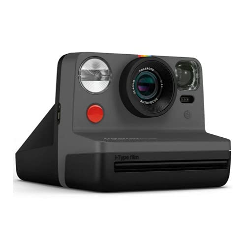 Polaroid Originals Now Viewfinder i-Type Instant Camera (Pink) Bundle with Instant Film (8 Exposures) and Microfiber Cleaning Cloth (3 Items)