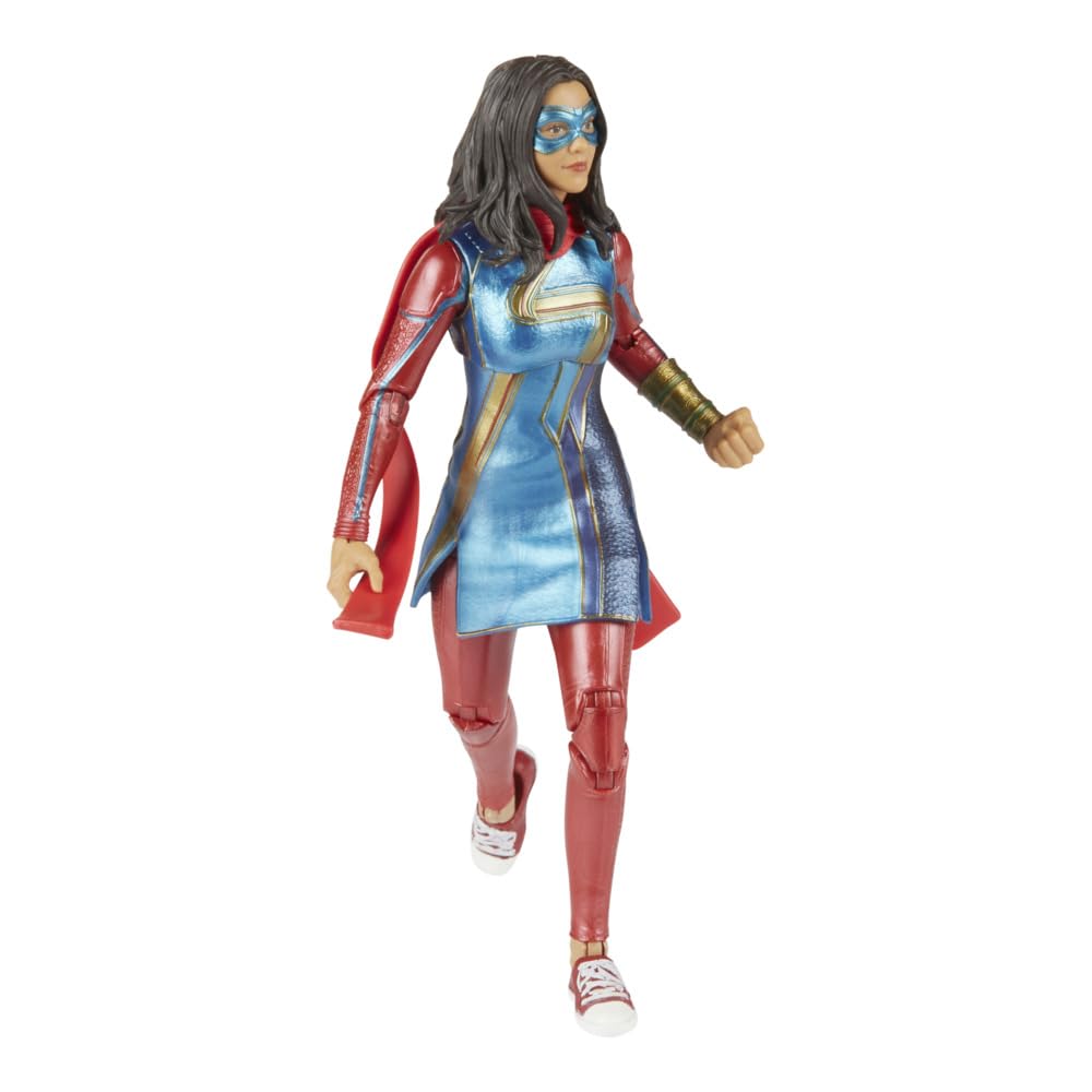 Marvel Hasbro Legends Series Disney Plus Ms MCU Series Action Figure 6-inch Collectible Toy, Includes 2 Accessories and 1 Build-A-Figure Part