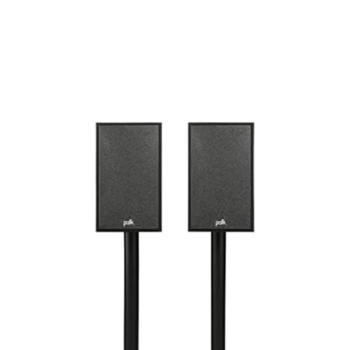 Polk Monitor XT15 Pair of Bookshelf or Surround Speakers - Hi-Res Audio Certified, Dolby Atmos & DTS:X Compatible, 1" Terylene Tweeter & 5.25" Dynamically Balanced Woofer (Pair, Midnight Black)