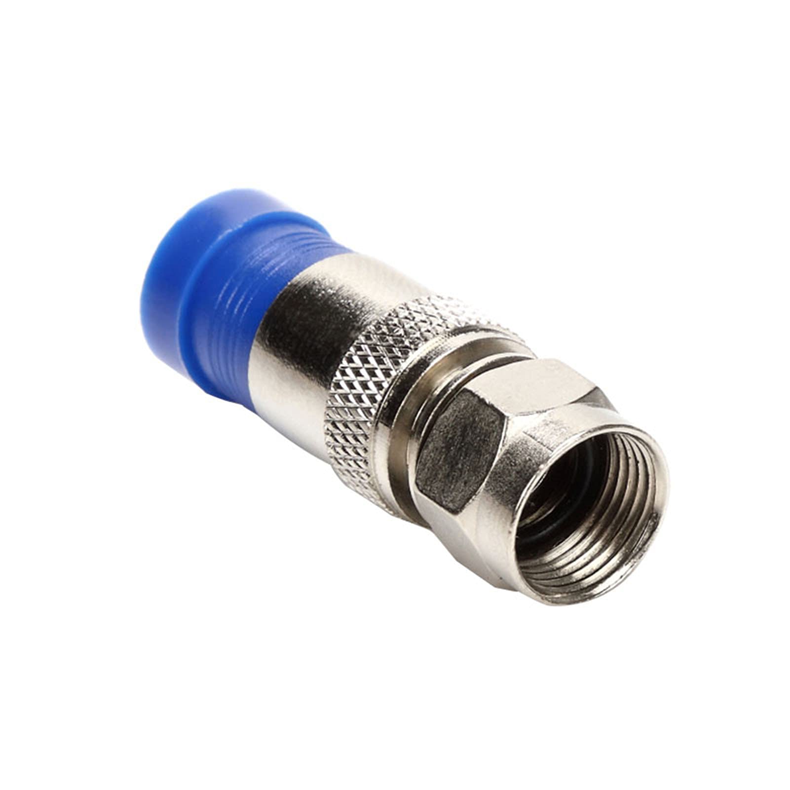 TLS.Eagle RG6 Compression F Type Straight Antenna Cable Connector Coax Adapter Pack of 20