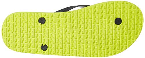 BILLABONG Men's Tides Solid Flip Flops, Yellow Lime 39, 11