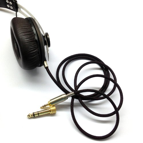 NewFantasia Replacement Audio Upgrade Cable Compatible with Sennheiser Momentum, Momentum 2.0, HD1 Over-Ear On-Ear Headphones 1.2meters/4feet