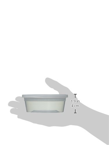 Newspring Clear Deli Food Containers with Lids, Storage, 8 oz, 40 Piece