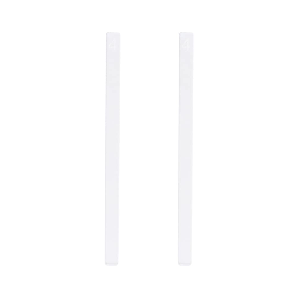 Cabilock 2pcs Biscuit Balance Cookies Crackers Dough Thickness Ruler Dough Leveling Ruler Dough Ruler Measuring Ruler Thickness Leveling Ruler Baking Ruler Acrylic Roll Surface Kitchenware