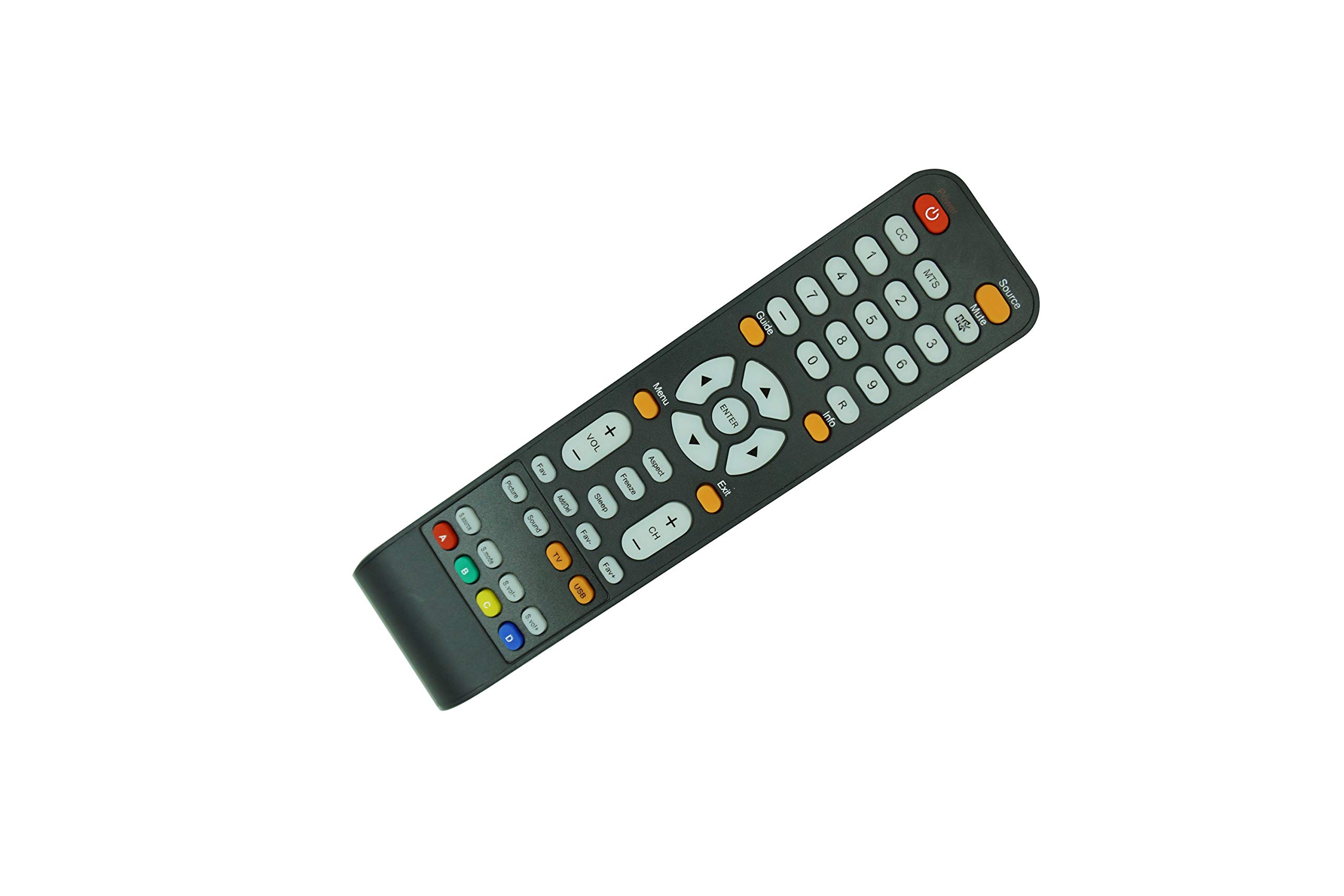 HCDZ Replacement Remote Control for Sceptre X320EV-FULLHD X322BV-MQC E325BV X270BV X322BV-MQR E246BV-FMQC LCD LED HDTV TV