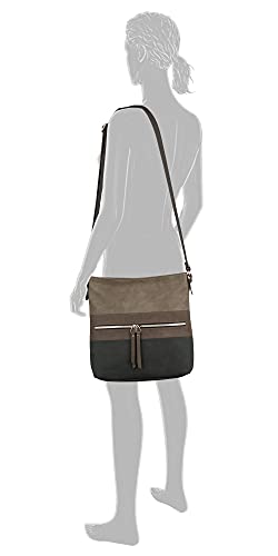 TOM TAILOR Shoulder Bag, Mixed Grey
