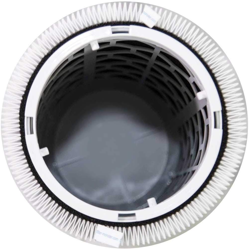 Nispira Premium Foldable HEPA Particle and Activated Carbon Filter Replacement Compatible with Blueair Blue Pure 411, 411+ & MINI Air Purifiers. Compared to Part F411PACF102174. 4 Packs
