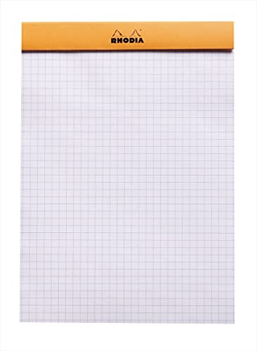 Rhodia Notepad, No16 A5, Squared - Orange