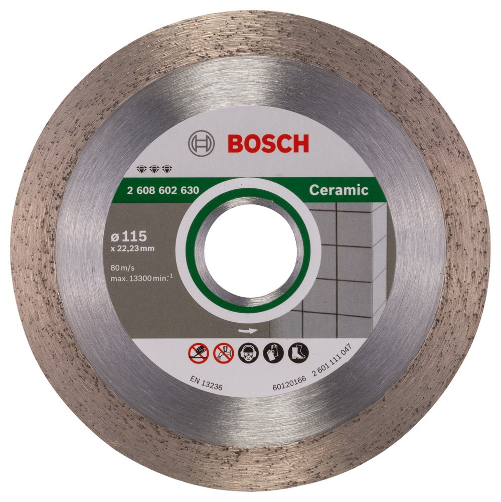Bosch Professional 2608602630 Diamond Cutting disc Best for Ceramic, Silver/Grey