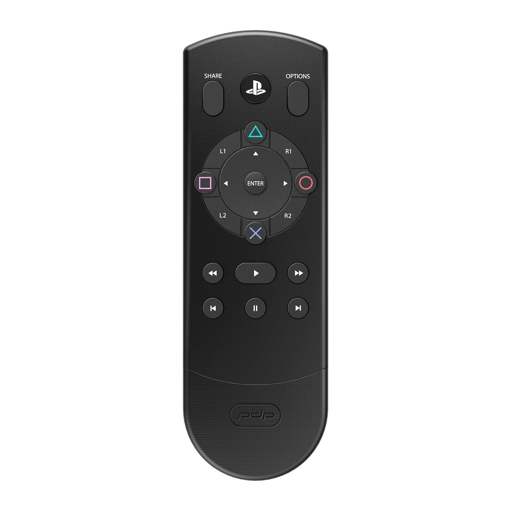 PDP 051-075-NA Bluetooth Enabled Media Remote Control for Playstation 4 (Renewed)