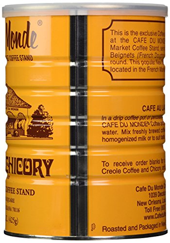 Cafe Du Monde Coffee with Chicory, 15-Ounce (Pack of 2)
