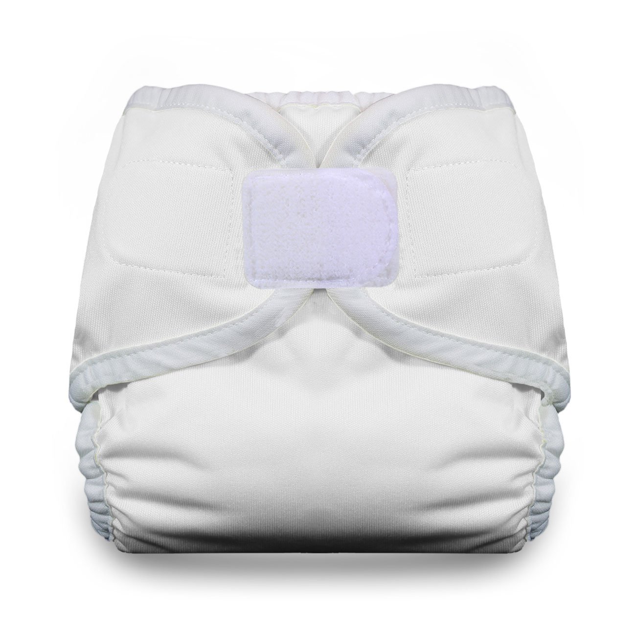 Thirsties Reusable Cloth Diaper Cover, Hook & Loop Closure, White, Small
