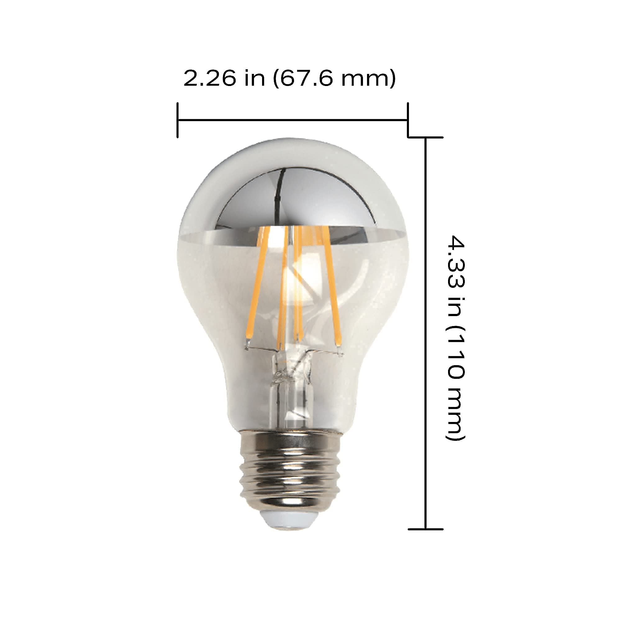 BIOS Nightfall A19 Wellness LED Bulb, 40-watt Replacement Dimmable 2200K, >90CRI, Reduced Blue, Zero Uplight