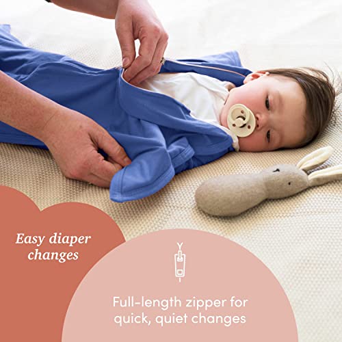SleepingBaby Zipadee-Zip Transition Swaddle - Baby Sleep Sack with Zipper Convenience - Roomy Baby Wearable Blanket for Easy Diaper Changes - ClassicBoy, Medium (6-12 Month) - 3 Pack