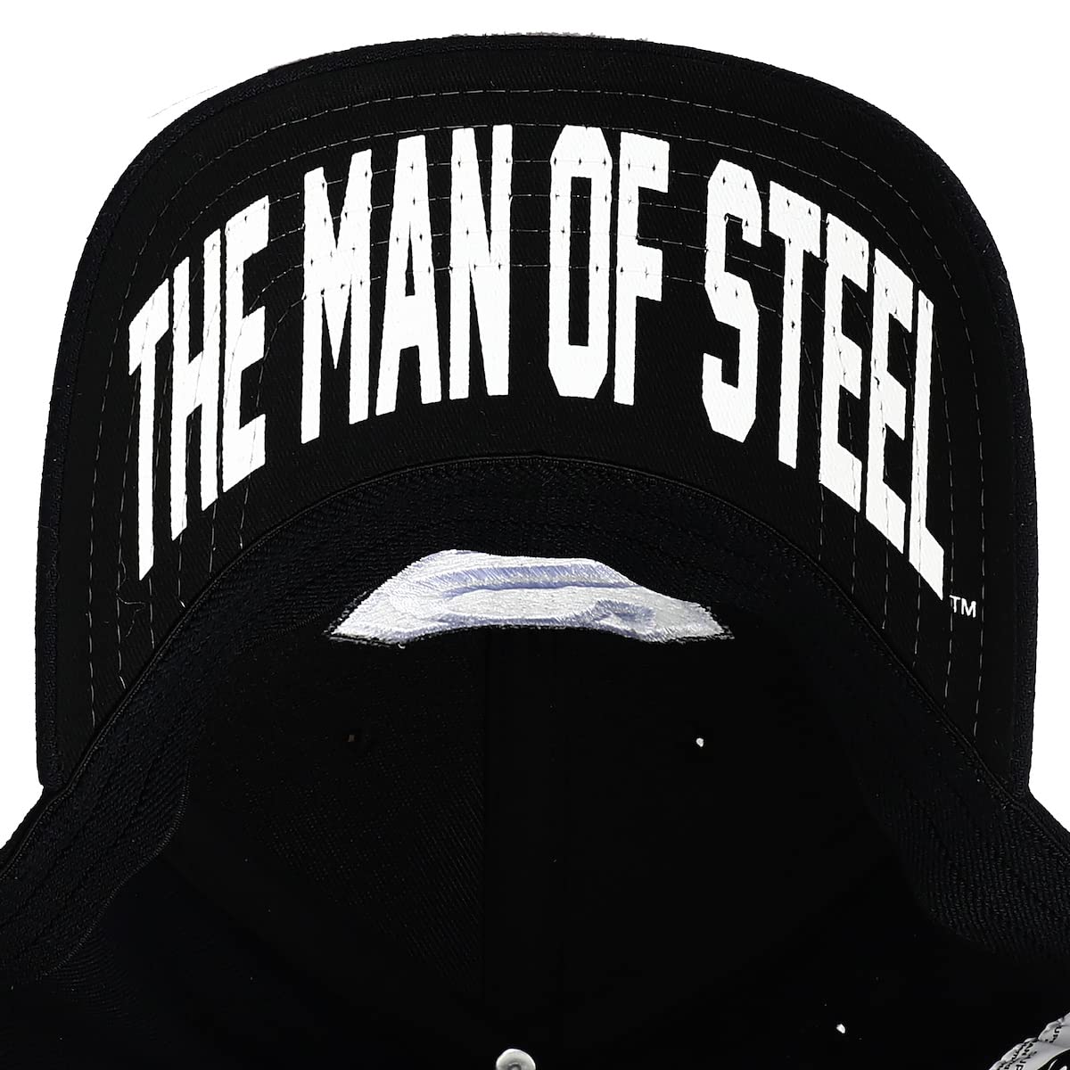 Bioworld Superman White Logo Black Snapback Hat