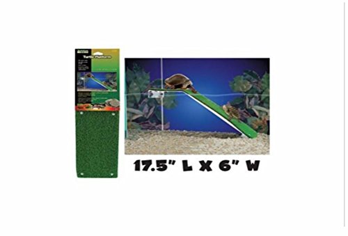 PENN-PLAX Reptology Turtle Basking Platform Ramp β Also Great for Frogs, Newts, Salamanders, and Axolotls β 17.5β x 6β