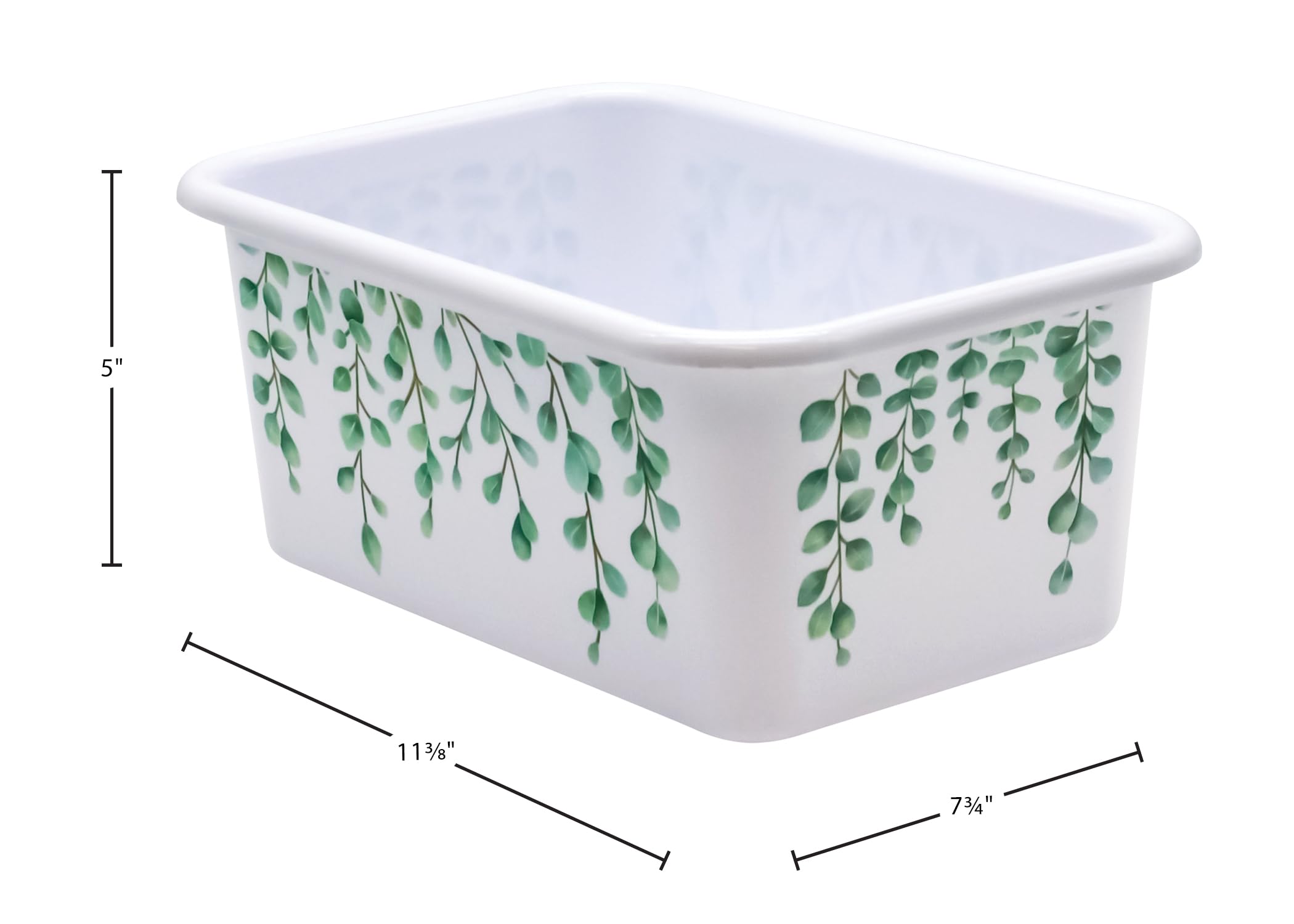 Teacher Created Resources Eucalyptus Small Plastic Storage Bin 6-Pack (TCR2088589)