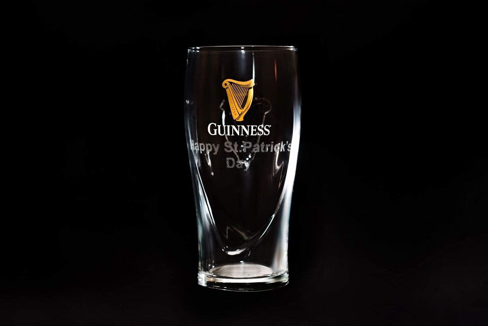 Guinness Custom Engraved Personalized Gravity Pint Beer Glass 20oz Official Merchandise Personalize with Any Message for Any Occasion