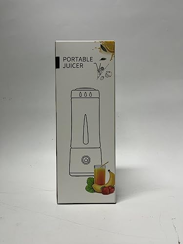 Portable Blender, Personal Blender for Shakes and Smoothies 13.5 Oz Blender Bottles with 6 Sharp Blades Hand-held Blender for Kitchen Gym Travel Office