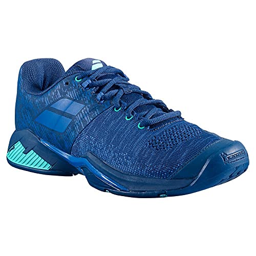 Babolat Men's Propulse Blast All Court Tennis Shoes, Dark Blue Viridian (US Size 8)