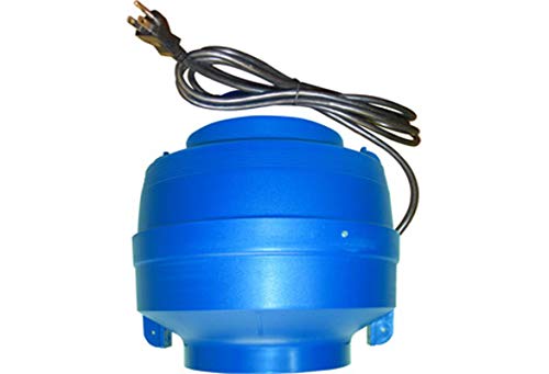 Suncourt Centrax TF104-CRD In-Line Centrifugal Duct Booster Fan (4 inch) with Button Control, Improved Air Flow for Better Indoor Heating and Cooling