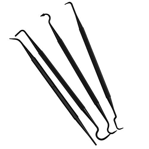 Birchwood Casey Durable Lightweight Versatile Nylon Double Ended Gun Maintenance Scrubbing Cleaning Picks - Pack of 4