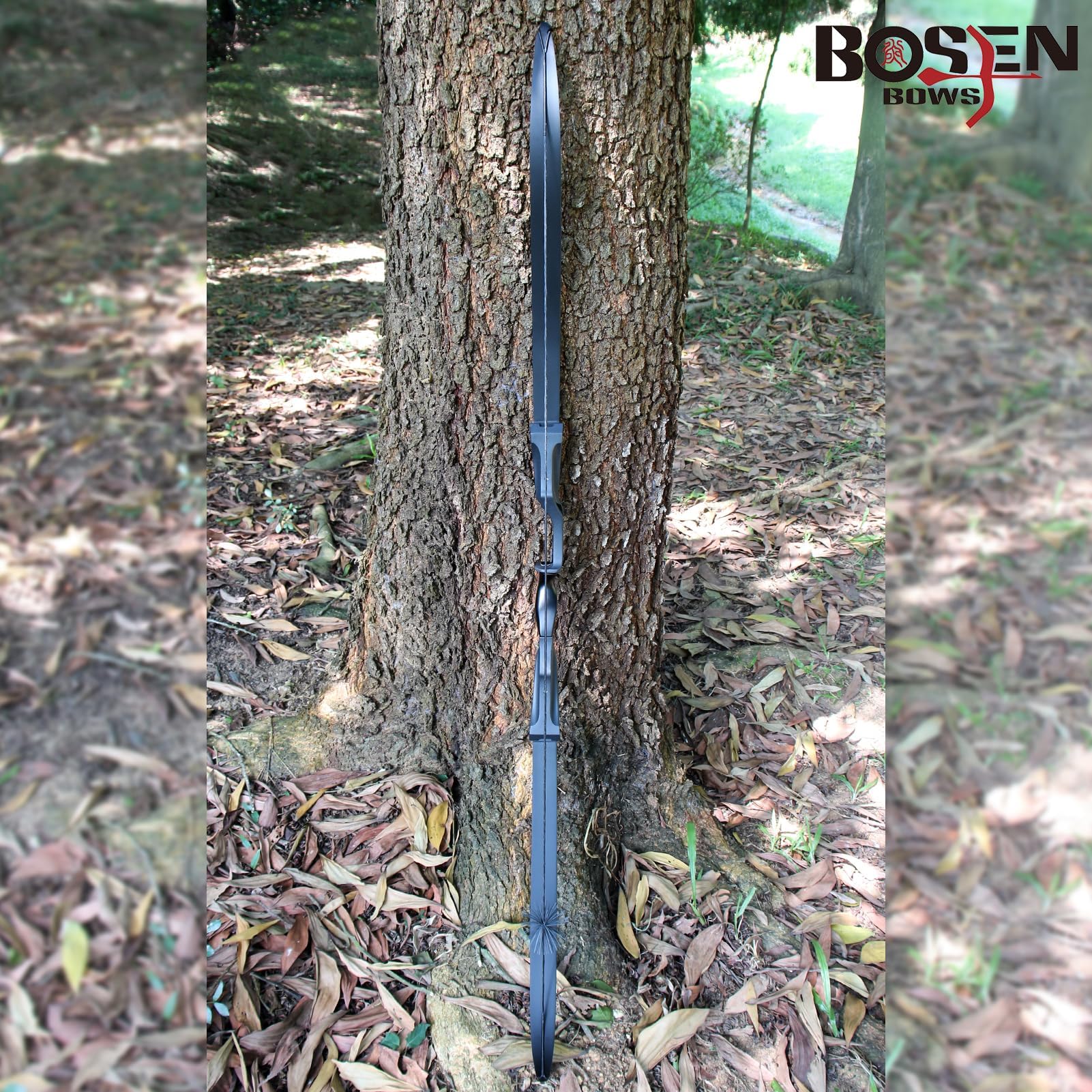BOSEN BOWS Foam core ILF Limbs Recurve Bow Takedown RightHand Riser Tatget & Hunting Bow 20-55LBS (30)