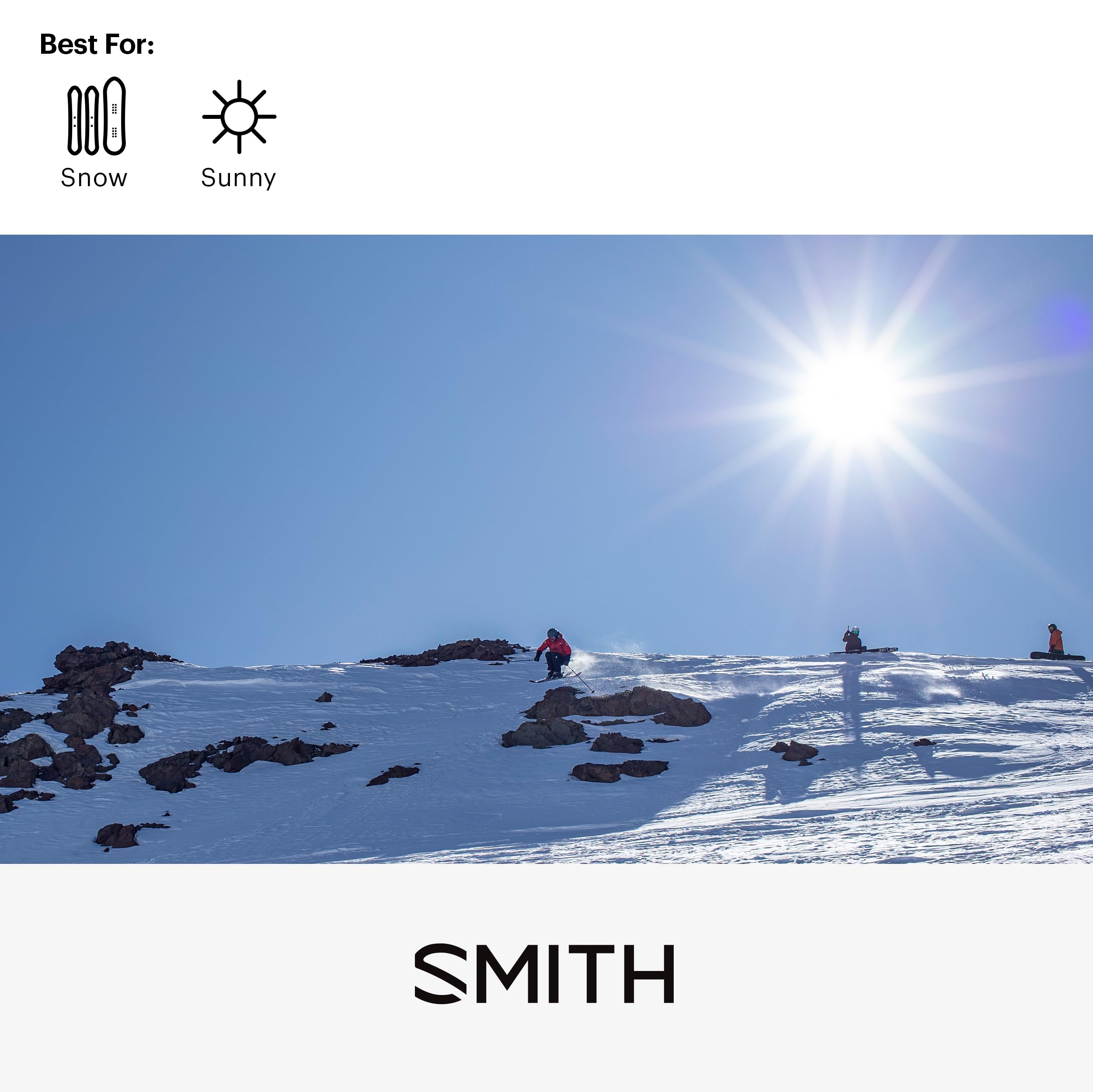 SMITH Embark Sunglasses – Performance Sports Sunglasses with Removable Side Shields for Skiing & More – For Men & Women – Matte Purple/Cinder/Hi Viz + Opal ChromaPop Polarized Mirror Lens
