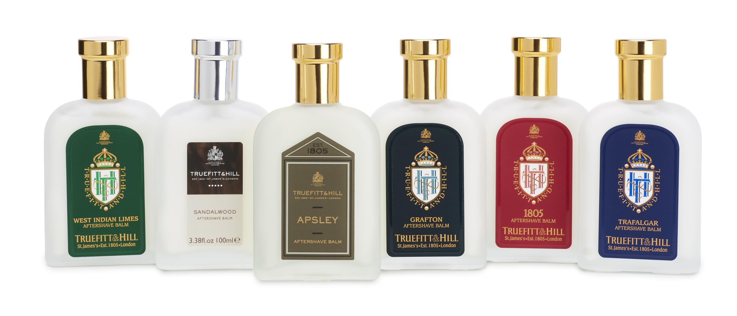 Truefitt & Hill Luxury Aftershave Balm - 1805 - Premium Soothing Moisturizer with Aloe Vera Extract - Ideal for Sensitive Skin, Razor Burn Relief, and a Silky Smooth Finish - 3.38 oz.
