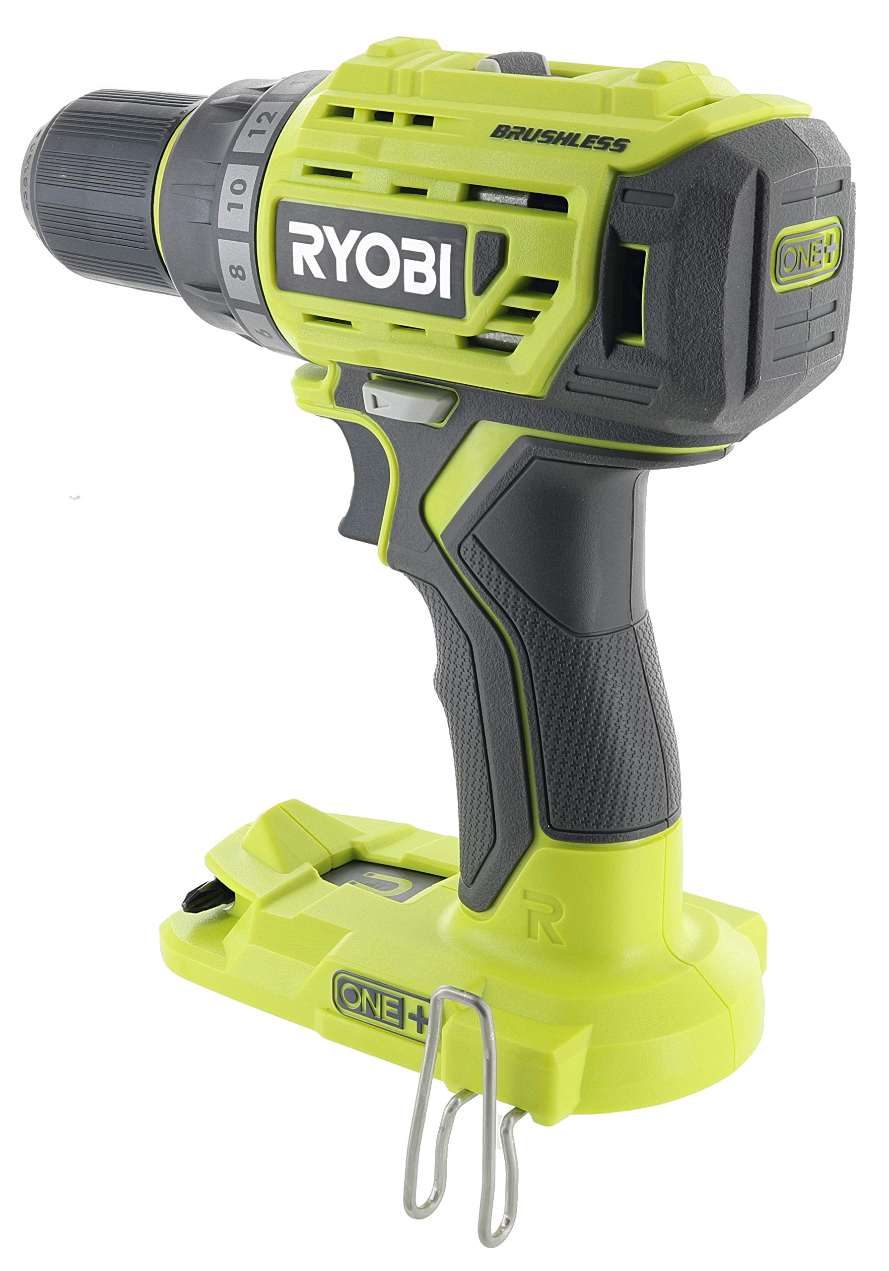 Ryobi P252 18V Lithium Ion Battery Powered Brushless 1,800 RPM 1/2 Inch Drill Driver w/ MagTray and Adjustable Clutch (Battery Not Included / Power Tool Only)