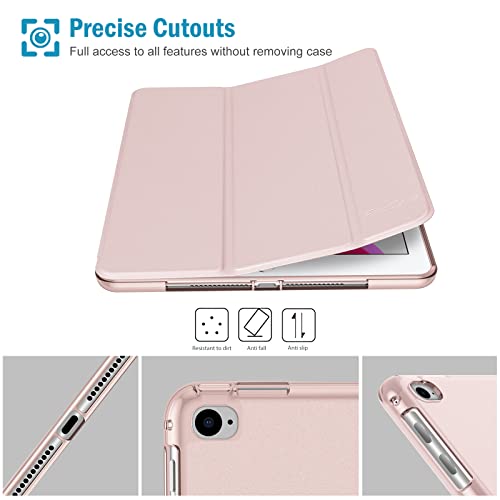 ProCase iPad 9.7 Inch Case iPad 6th 5th Generation Cases, iPad Air 2, iPad Air Case, Slim Soft TPU Cover Stand Smart Case for iPad 9.7 2018 2017 Model iPad Air 2 Air 1 -Pink