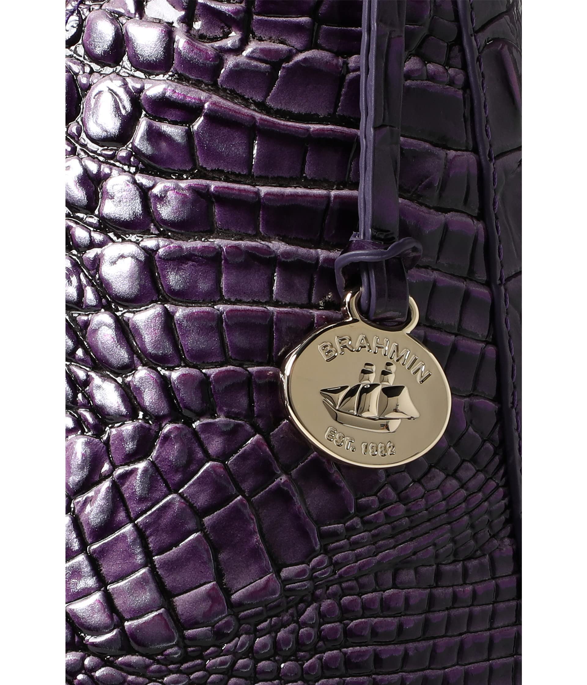 BRAHMIN Ombre Melbourne Tabitha Shoulder Bag Ultraviolet One Size