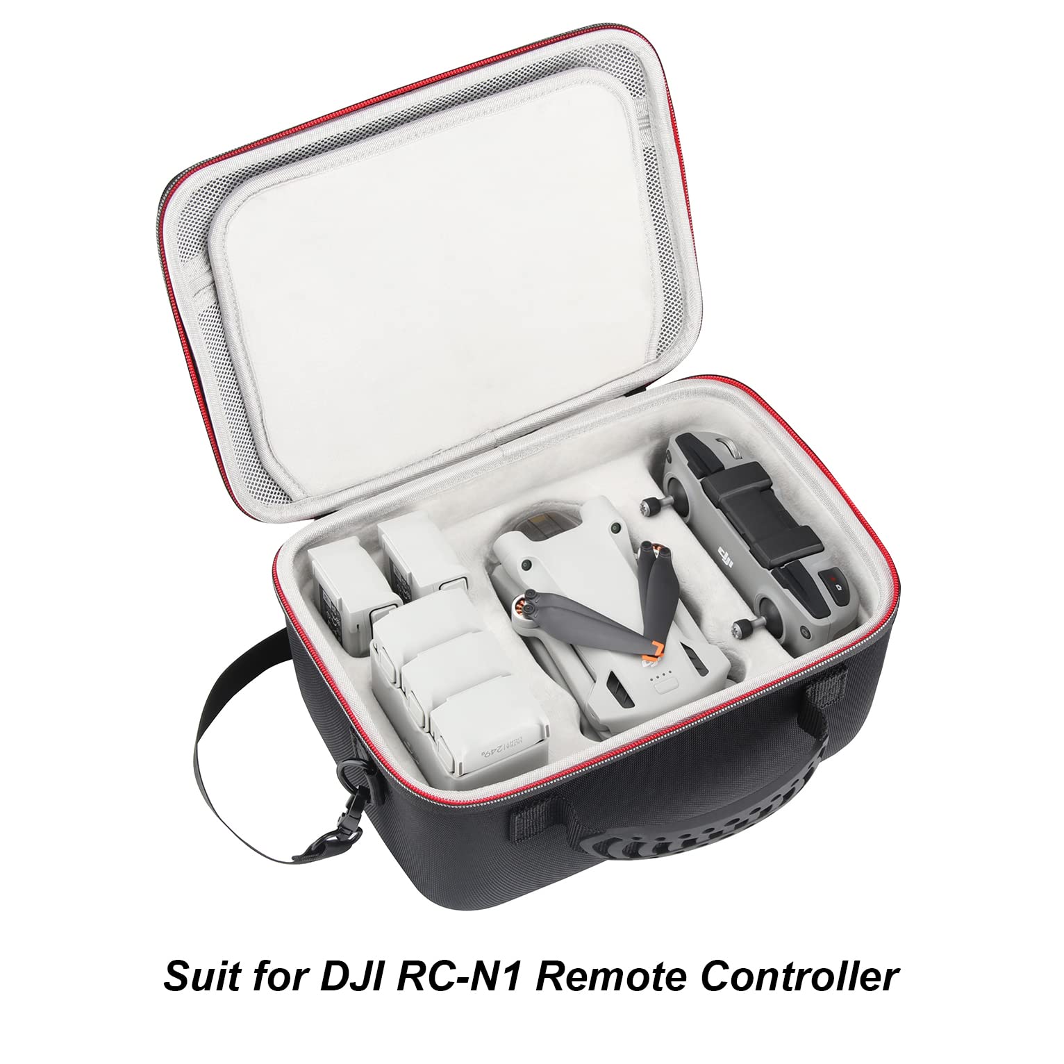 cevanace Hard Waterproof Carrying Case for DJI Mini 3 Pro and Mini 3, DJI Mini 3 Pro and DJI Mini 3 Storage Bag, Compatible with DJI RC or DJI RC-N1 Controllers and Other DJI drone Accessories