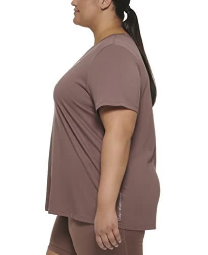 Calvin Klein Performance Women's Active TEE,Terre NU Beige,2X