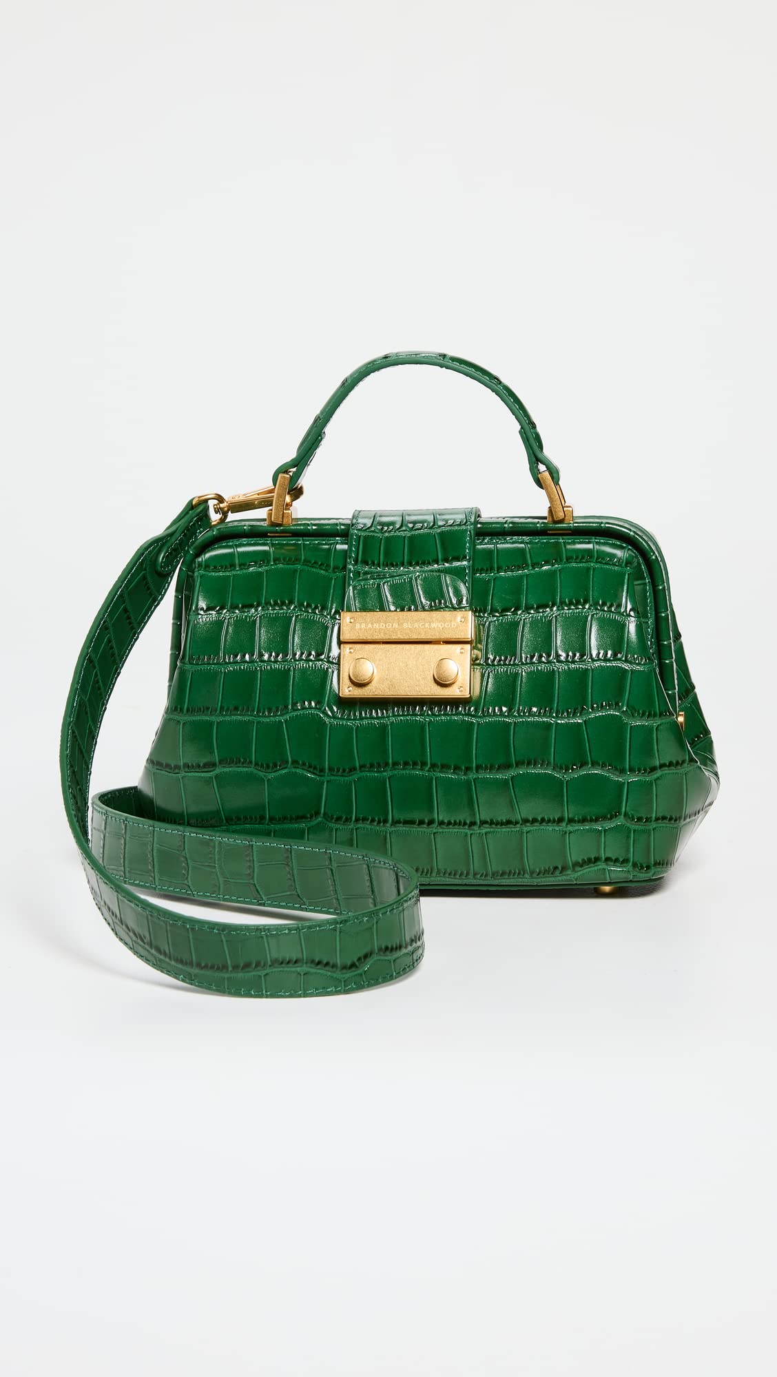 Brandon Blackwood Women's Elizabeth Doctor Bag, Hunter Green, One Size