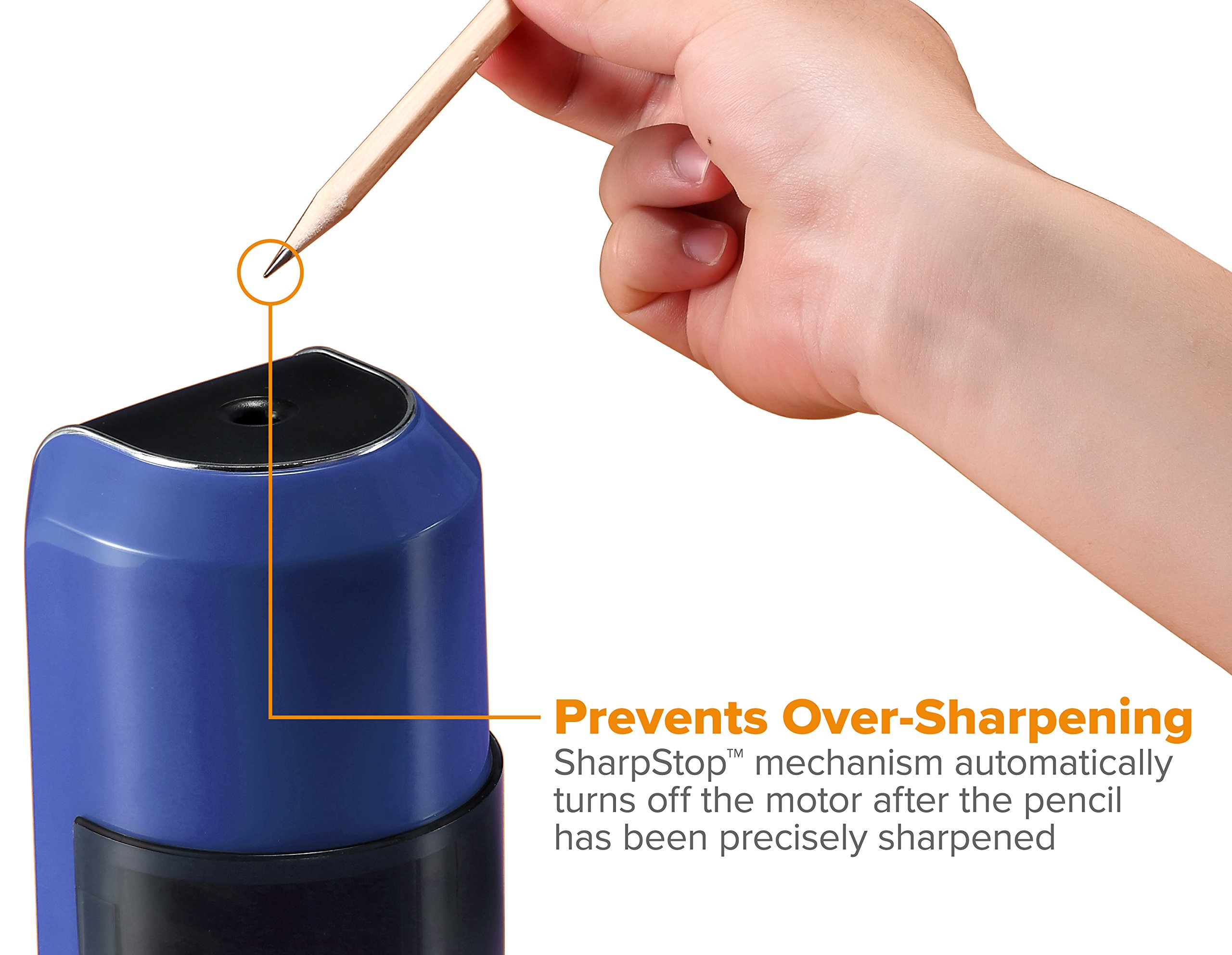 Bostitch Vertical Electric Pencil Sharpener, Navy Blue (KT-EPS5-BLUE)