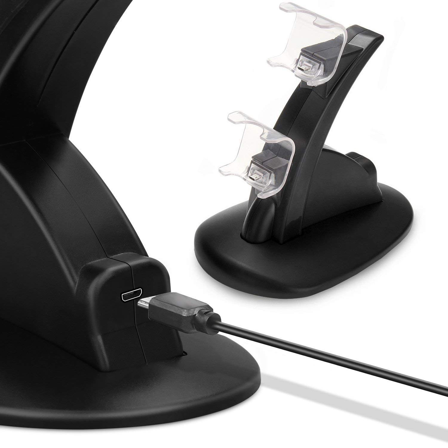 Kailisen Dual USB Charging Charger Docking Station Dock Stand for Playstation 4 PS4 / PS4 Pro / PS4 Slim Controller