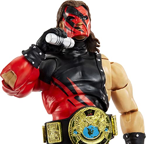 Mattel Ultimate Edition Kane Action Figure, 6-inch Collectible with Interchangeable Head, Swappable Hands & Entrance Cape for Ages 8 Years Old & Up
