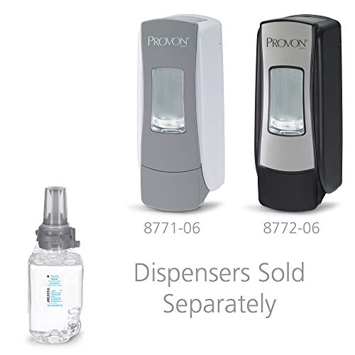 PROVON Clear & Mild Foam Handwash, Fragrance Free, EcoLogo Certified, 700 mL Foam Hand Soap Refill for PROVON ADX-7 Push-Style Dispenser (Pack of 4) - 8721-04