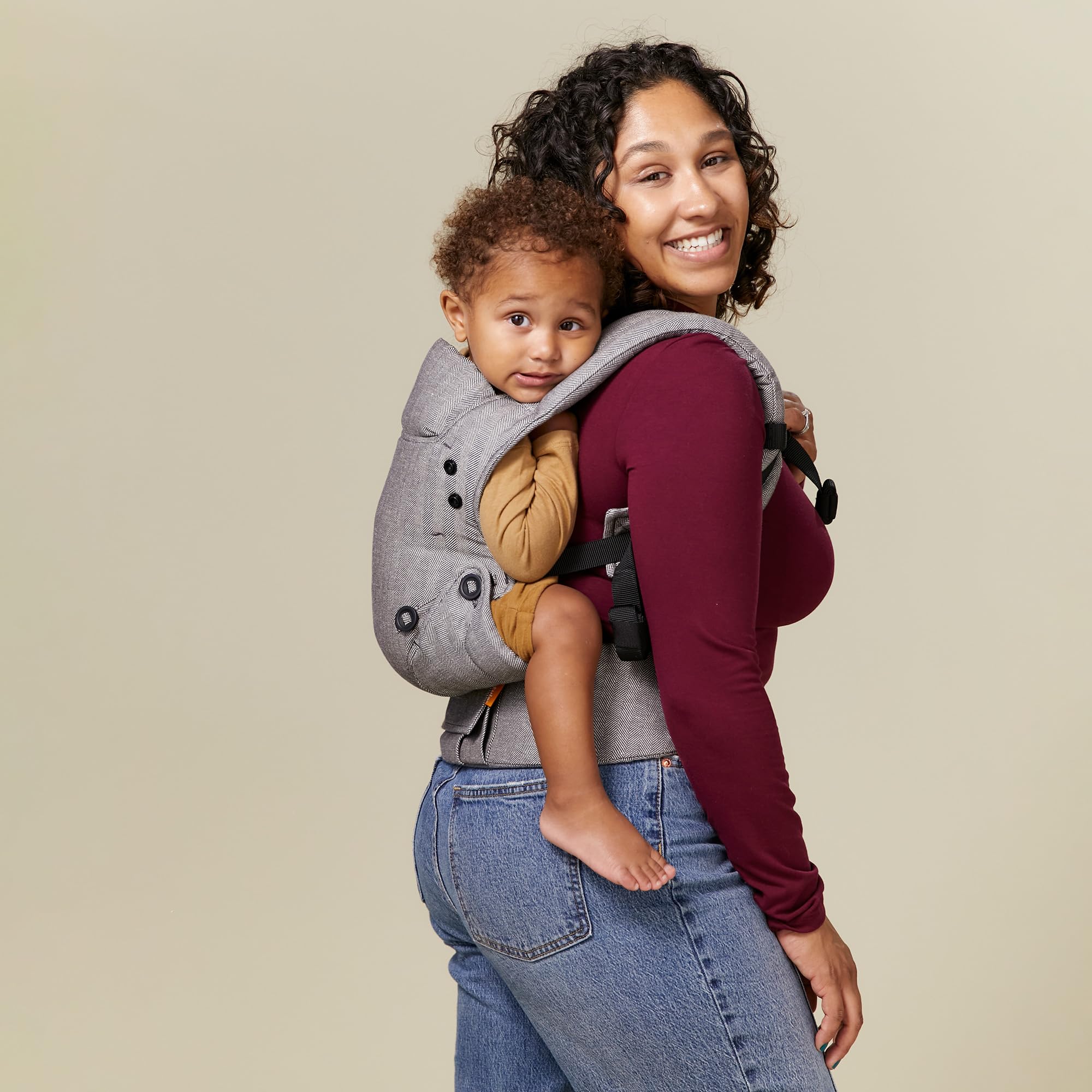 Baby Tula Explore Baby Carrier, Adjustable Newborn to Toddler Carrier, Ergonomic and Multiple Positions for 7 – 45 pounds (Stardust)