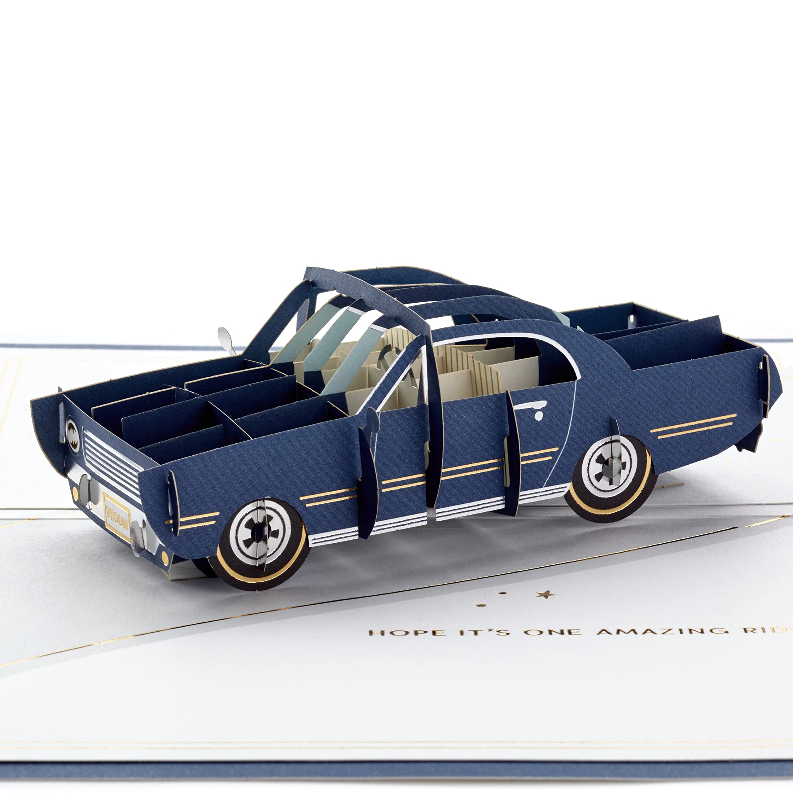 Hallmark Signature Paper Wonder Pop Up Birthday Card (Classic Car, Amazing Ride)