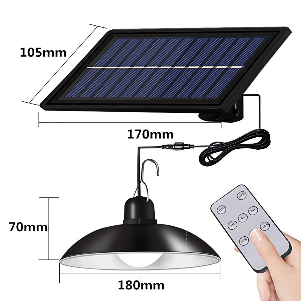 Solar Pendant Light night lamp, Solar Pendant Light Waterproof Solar Shed Light Led Solar Hanging Light For Home Street Garden