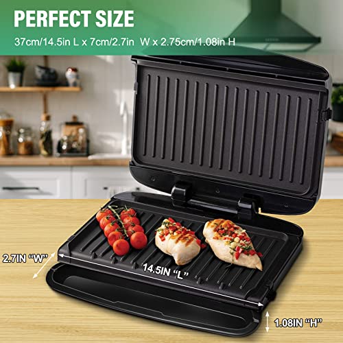 Bonnary Replacement Drip Tray Pan Grease Catcher for George Foreman 14.5",Easy to Clean Grill Grease Tray Tray for George Foreman Grill Parts