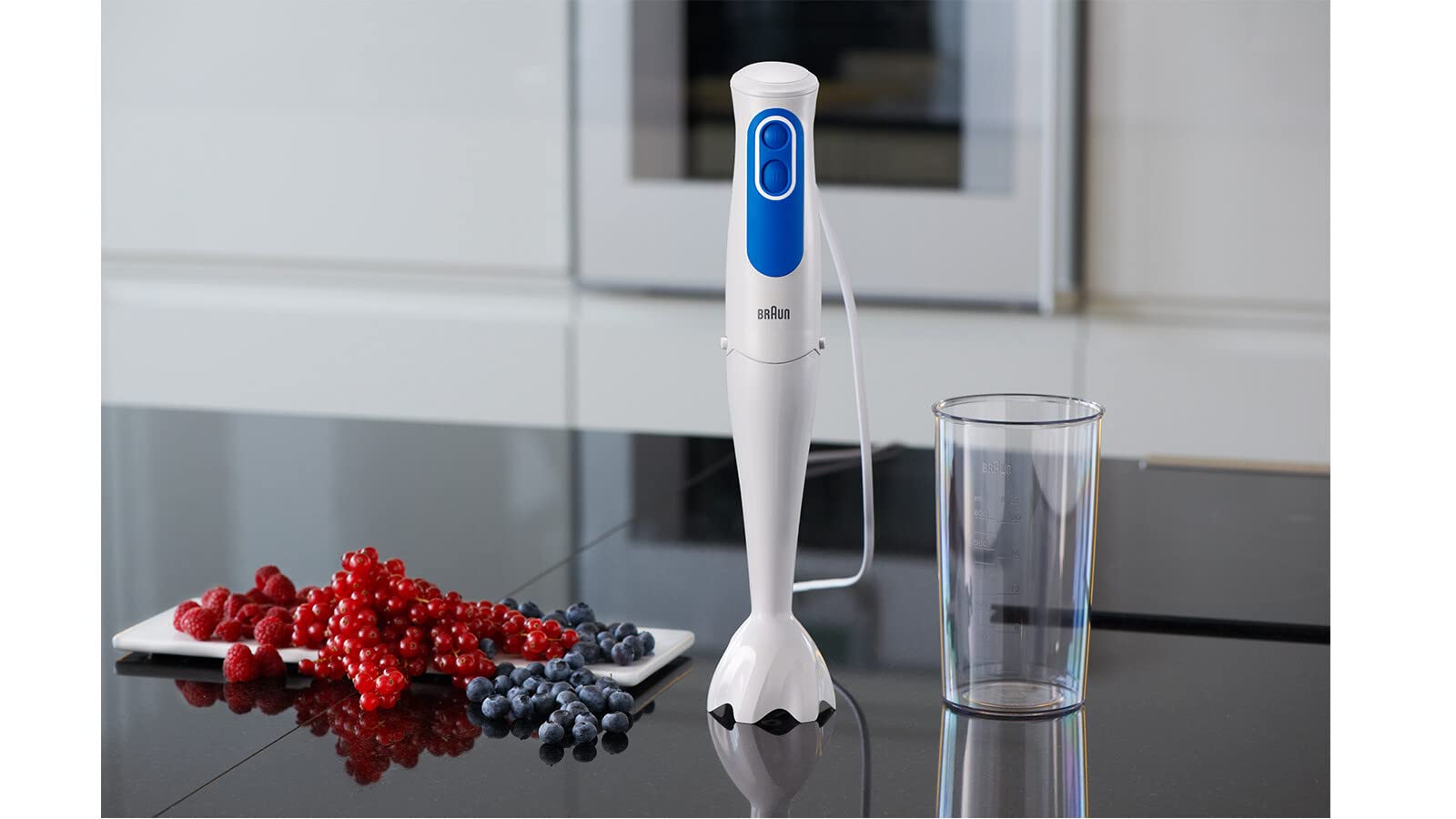 Braun MQ3000WH Multiquick 3 700-watt Hand Blender, 220-volt (European cord)