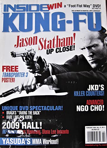 February 2009 Inside Kung Fu Magazine Jason Statham Diana Lee Inosanto